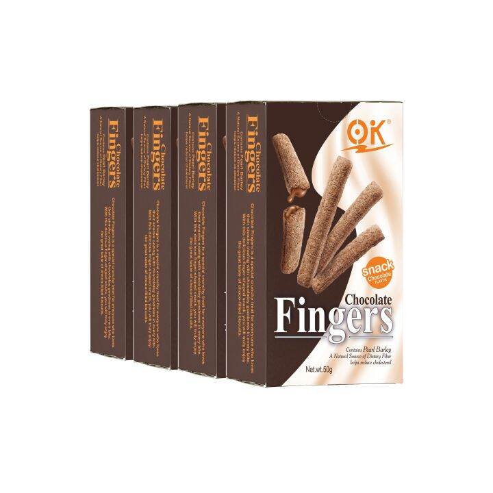 Chocolate Fingers Choco Flavored Stick Biscuits 50g x 4s | Lazada PH