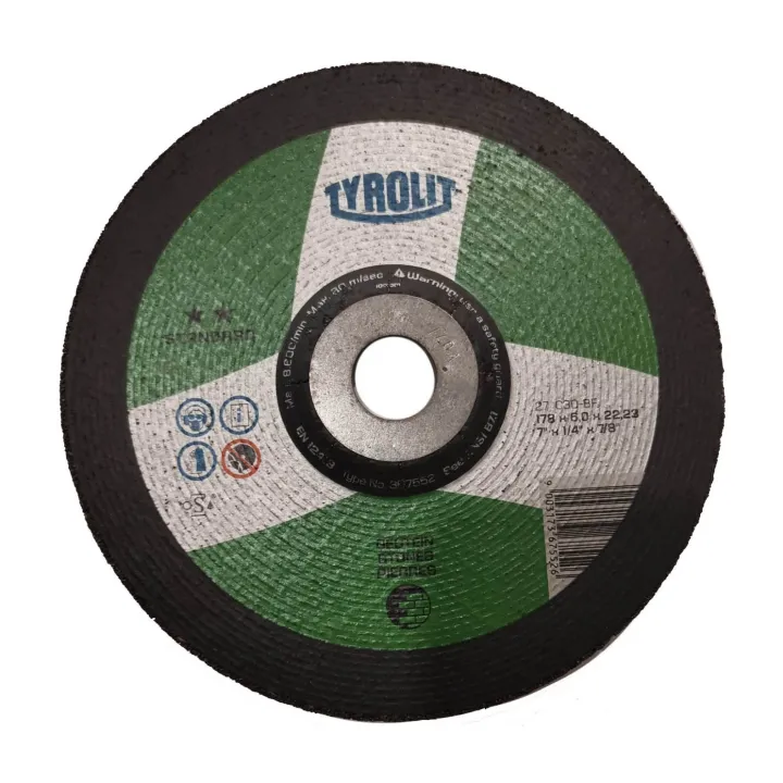TYROLIT - TN. 367.552 - STANDARD 2 STAR - DEPRESSED CENTER GRINDING ...