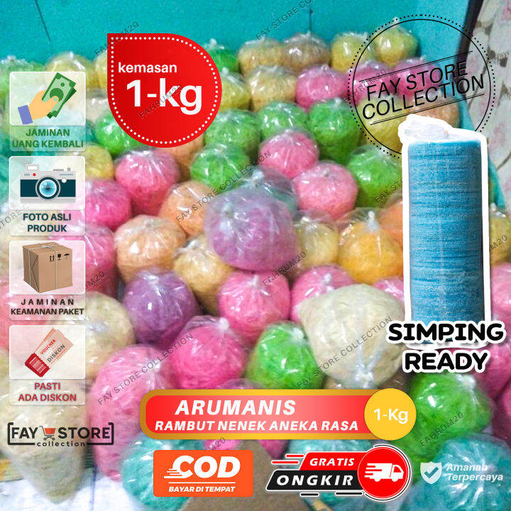 arumanis rambuk nenek 1kg kiloan 1 kilo arum manis Gulali Varian Rasa ...