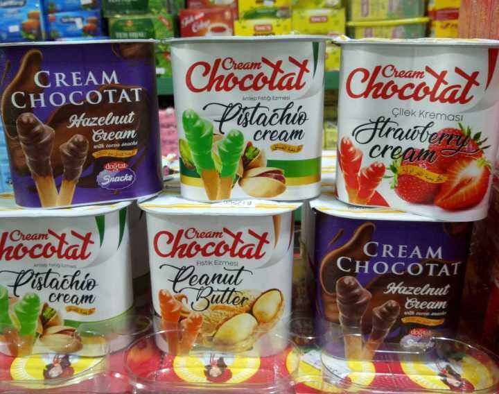 DOGTAT CREAM CHOCOTAT 55 GRAM - BISKUIT STIK DENGAN SAUS TURKEY ...