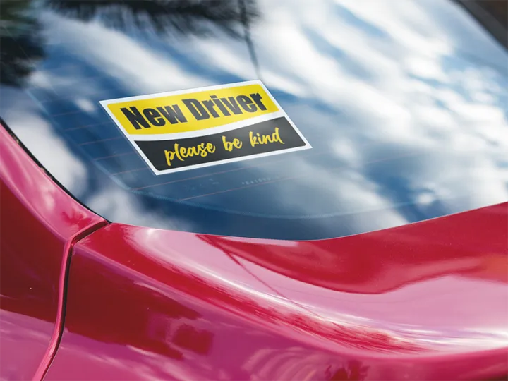 New Driver Please Be Kind Decal Sticker Cars Motorcycles | Lazada PH