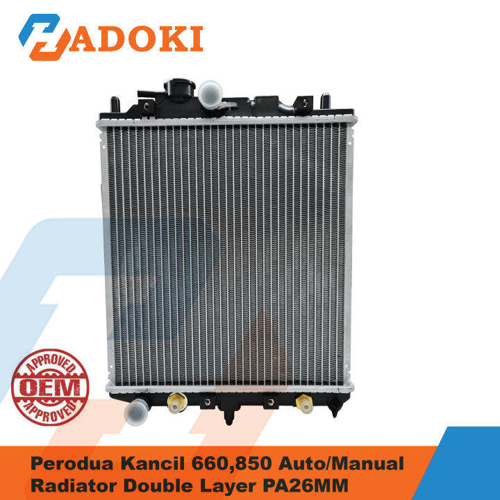 OEM Perodua Kancil 660,850 Auto/Manual Radiator Double Layer PA26MM ...
