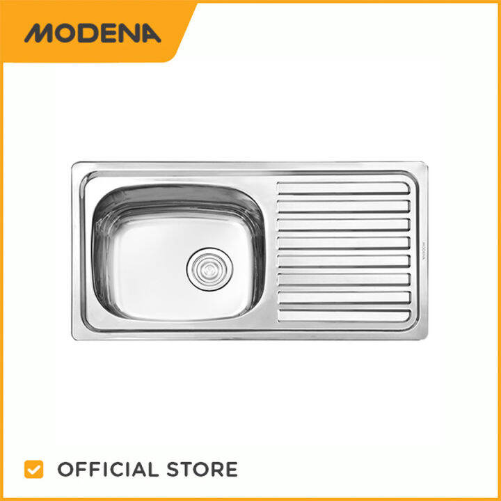 MODENA Kitchen Sink - KS 3131 (STAINLESS STEEL 304 MATERIAL) | Lazada ...
