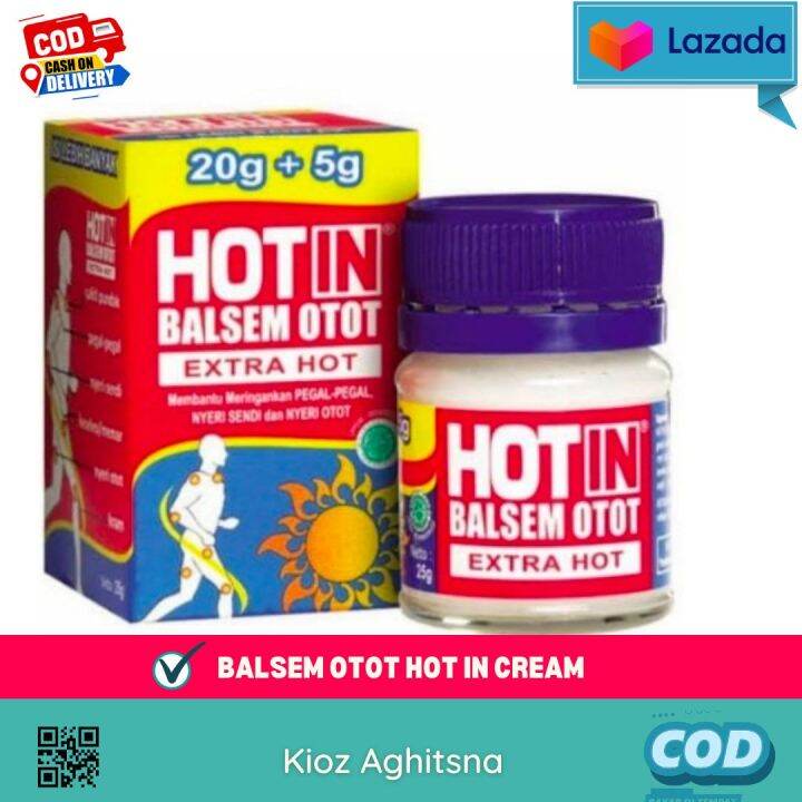Balsem otot HOT In cream 25gr BALSEM OTOT HOT IN CREAM OLES 25Gr EXTRA ...