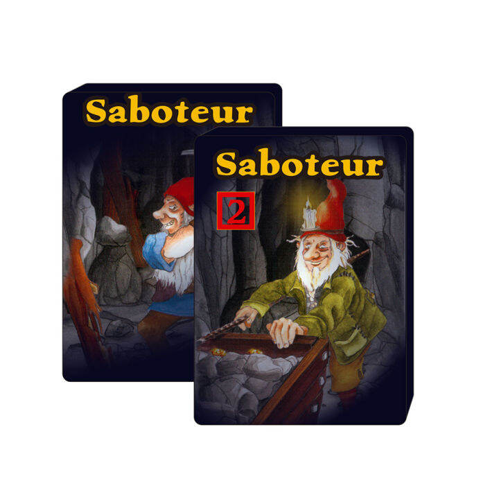 board games Saboteur 1 & saboteur 1+2 the duel table game full English ...