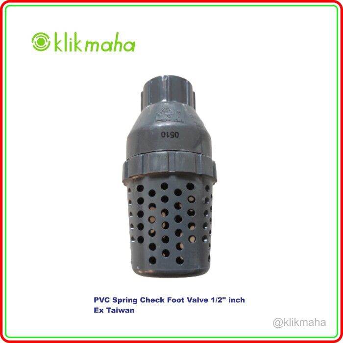 PVC Spring Check Foot Valve 1/2 Inch Socket | Lazada Indonesia