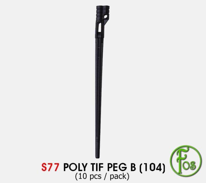 Dripper, Poly Tif Peg B (104) S77, garden Drip Pen 1mm x 120mm (L) x 10 ...