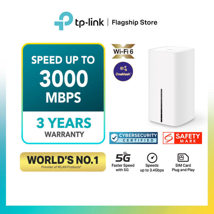 TP-Link AGINET NX510V 5G AX3000 Dual Band WiFi 6 All in one Mobile WiFi ...