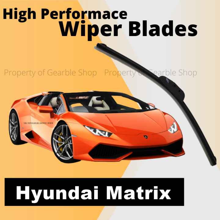 Wiper Hyundai matrix Wiper Depan Karet Wifer Blade Kaca Mobil Frameless ...