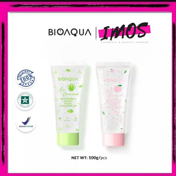 BIOAQUA Peach Niacinamide Brightening & Nourishing Facial Exfoliating ...