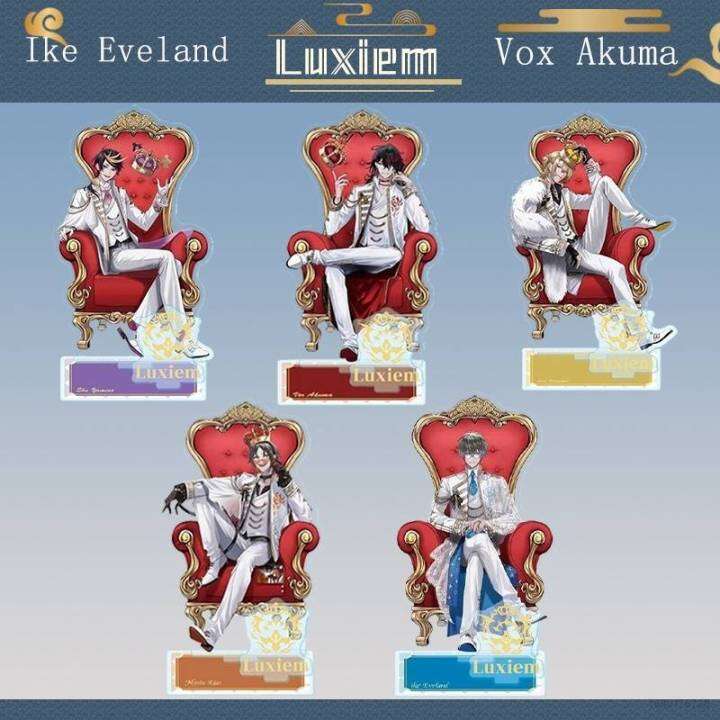 YT NIJISANJI Vtuber Luxiem Acrylic Board Mysta Rias Ike Eveland ...