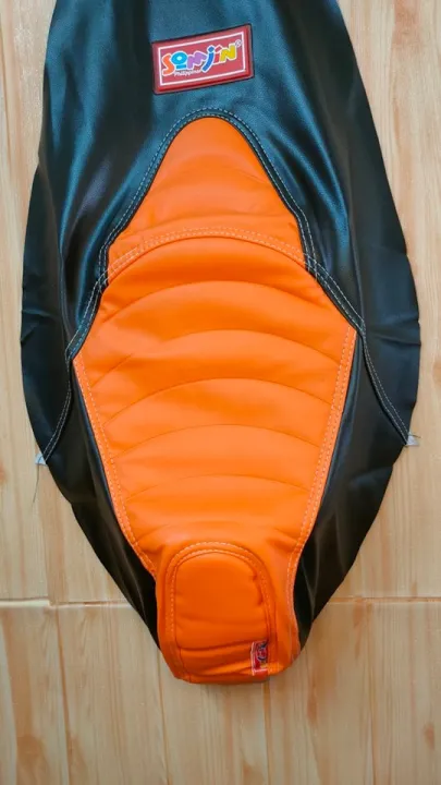 Half moon Motorcycle Seat Cover Best fit to Mio Sporty (Orange Color ...