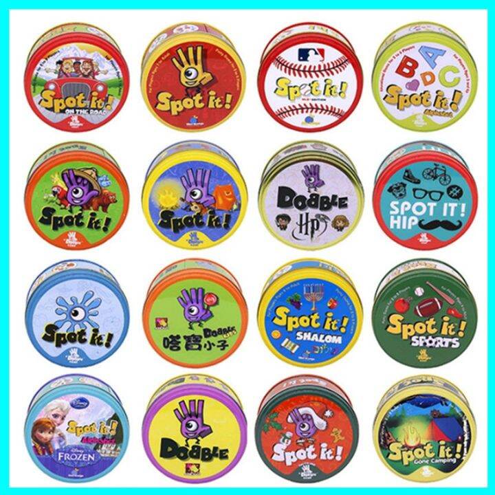 【A-Clouds】dobble spot it card SPOT IT เกมกระดาน เกมจับคู่ภาพ เกมการ์ด ...