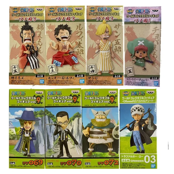 [original] Wcf One Piece Action Figure Toys Luffy Zoro Usopp Sanji Nami ...