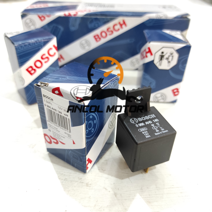 Relay Bosch 12v Kaki 4 Pin Rellay Original Asli Relai Motor Mobil ...