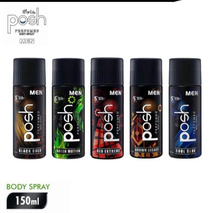 POSH Men Body Spray Cologne Parfum - 150 ml | Lazada Indonesia
