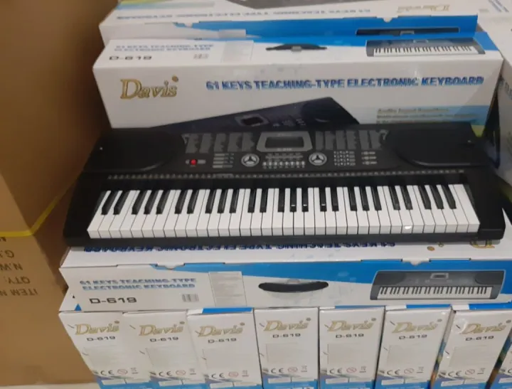 davis d-619 61 keys electronic keyboard | Lazada PH