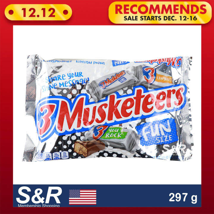 On Sale 3 Musketeers Fun Size Chocolate Snack 1 pack | Lazada PH