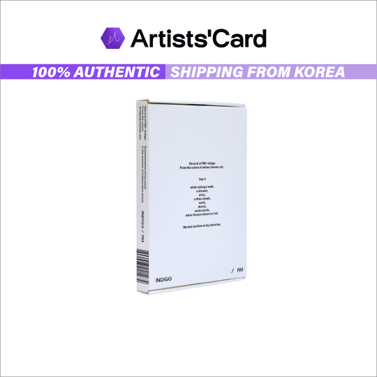 RM (BTS) - 1st Solo Album [Indigo] (Book Edition) | Lazada.co.th