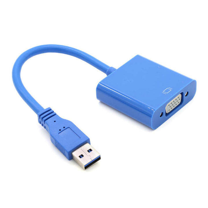 USB 3.0 TO VGA Adapter USB 3.0 To VGA External Graphics Adapter Cable ...