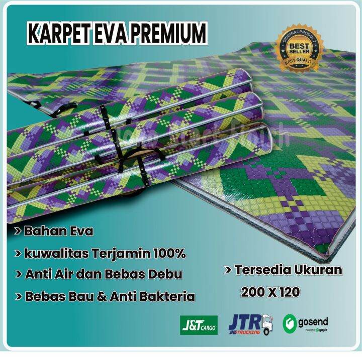 KARPET EVA PREMIUM / ADA TALI / KARPET LANTAI PREMIUM / PIKNIK | Lazada ...