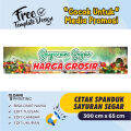 Banner Spanduk ANEKA SAYURAN SEGAR 300X65 cm BISA DI EDIT | Lazada ...