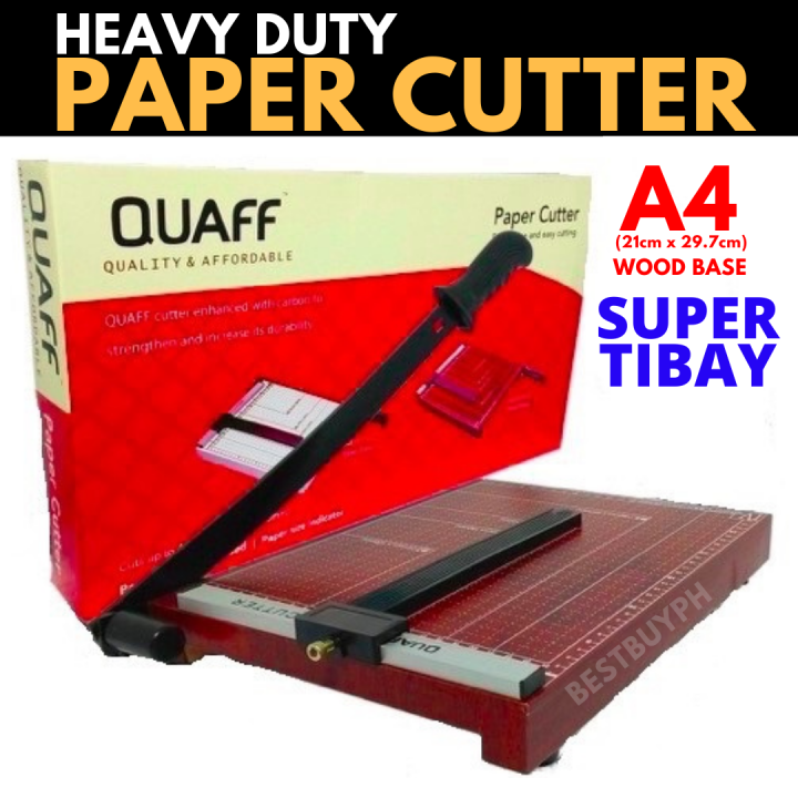 QUAFF Paper Cutter A4 (Wood Base) | Lazada PH