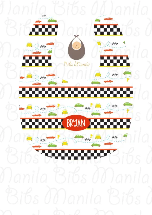 Bibs Manila Race Track Map Personalized Bib | Lazada PH