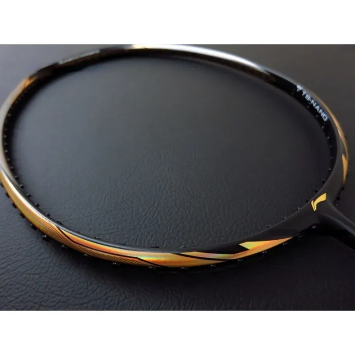 NEW LININ Turbo Charging N9II Full Carbon Gold LTD Badminton Racket ...