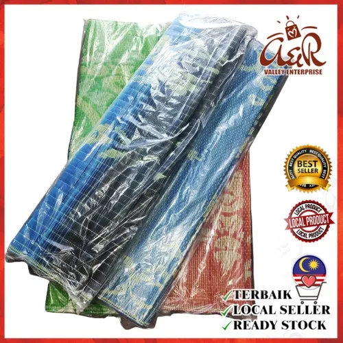 3x6ft Tikar Lipat Plastik Klasik / Tikar Plastik Tradisional / StrawMat ...