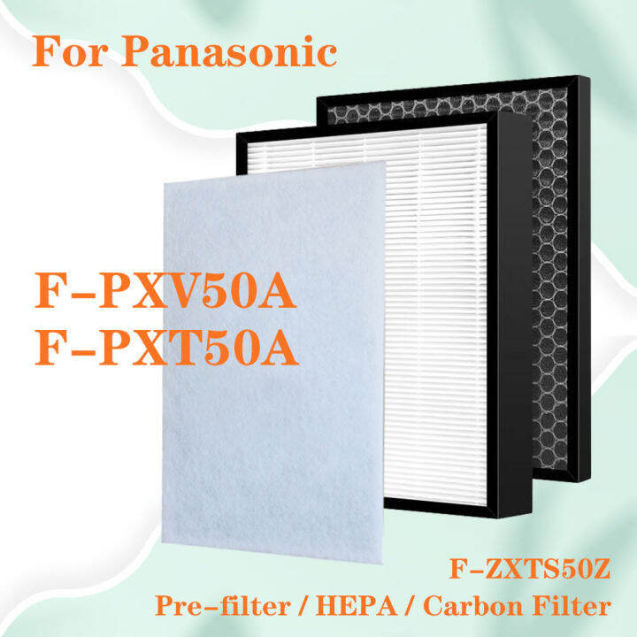 For Panasonic F-PXV50A F-PXT50A Air Purifier Replacement HEPA and ...