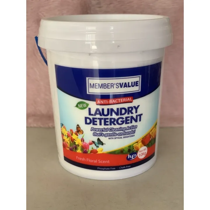 Member's Value Anti-Bacterial Laundry Detergent Fresh Floral Scent 10KG ...