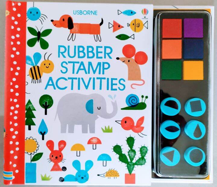 *Original* Usborne Rubber Stamp Activities Hard Cover Fingerprint ...