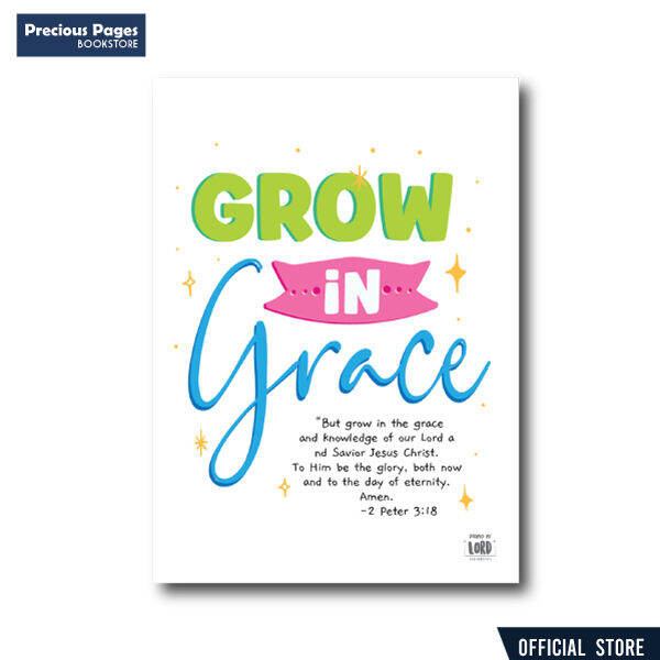 Plano ni Lord Stationeries - Grow in Grace Notepad by ArteMo Concepts | Lazada PH