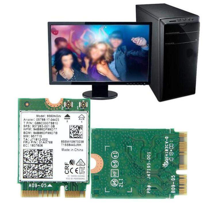 Wireless AC 9560 For Intel 9560NGW 802.11ac NGFF Dual 2.4G/5G ...