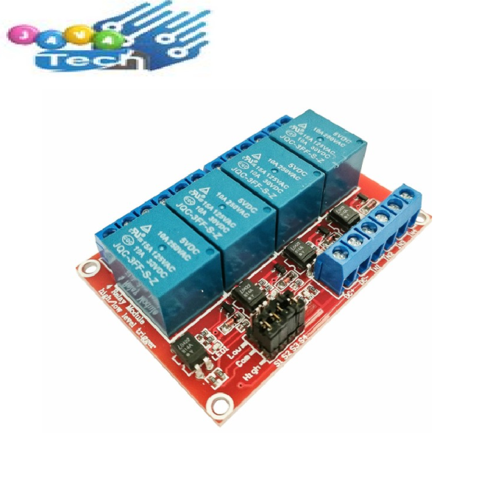 Modul Relay 4 Channel 5V Hi-Lo Input Optocoupler | Lazada Indonesia