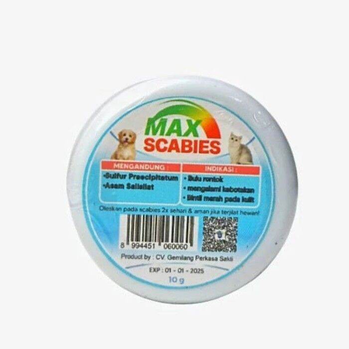 Max Scabies Salep 10 gram Obat Anti Jamur Kucing | Lazada Indonesia
