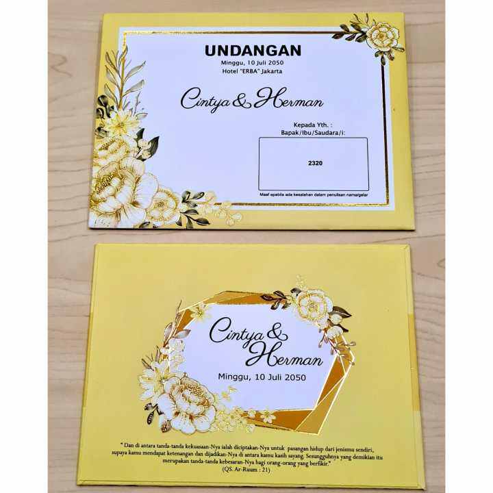 Blangko Undangan ERBA 2320 Isi 100 Lembar | Lazada Indonesia