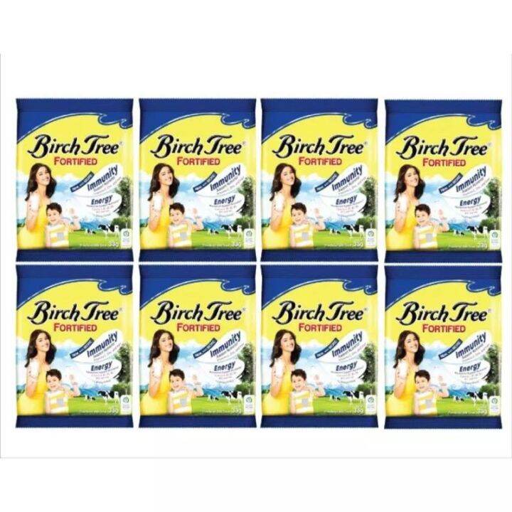 Birch Tree Full Cream Milk 33Grams Pack of 8 | Lazada PH