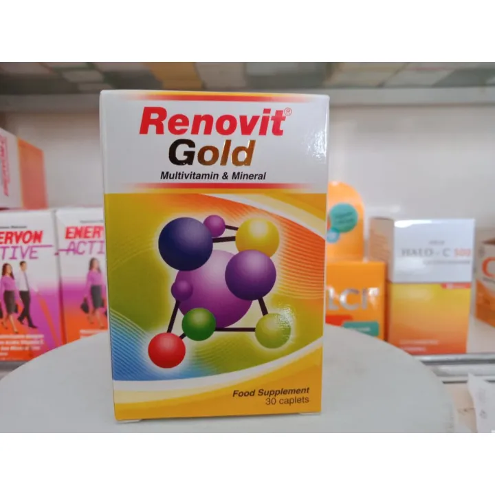 RENOVIT GOLD 30 | Renovit GOLD 30 Multivitamin & Mineral botol isi 30 ...