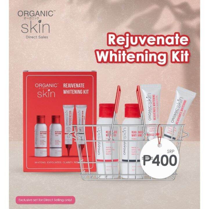 COD ORGANIC SKIN JAPAN Rejuvenate Whitening Kit | Lazada PH