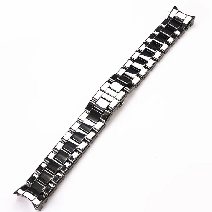 Bright 22mm Silver Ceramic Strap For Armani Watch Ar1465 Strap celet ...