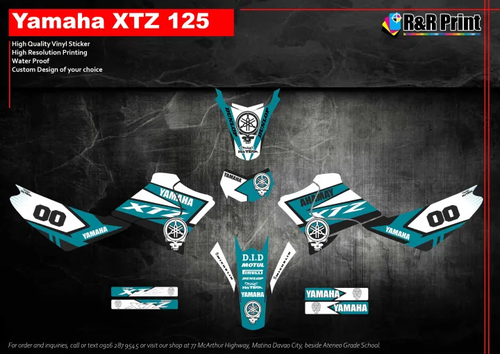Yamaha XTZ 125 Decals Sticker | Lazada PH