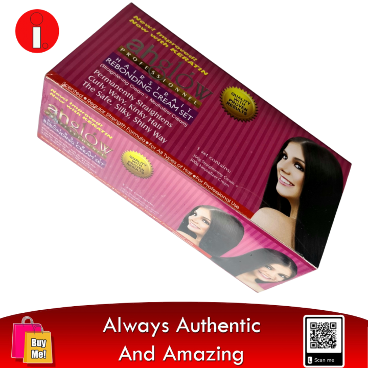 Ahglow Hair Rebonding Set with KERATIN Straightening and Neutralizing ...