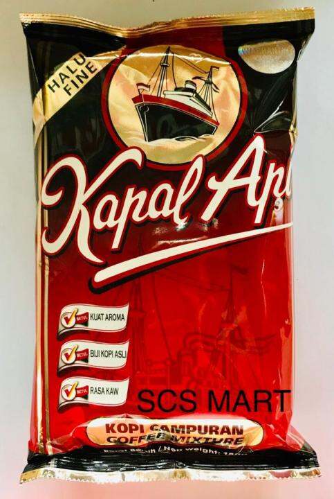 Kapal Api Brand Coffee Mixture 180g Kopi Campuran Cap Kapal Api (Halus ...