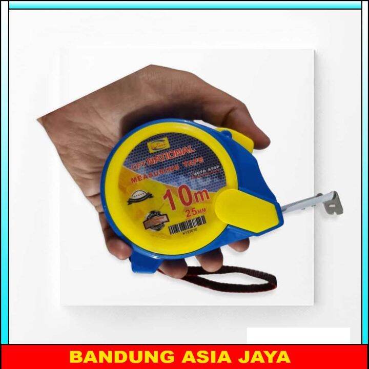CPT NATIONAL Meteran Auto Stop 10 Meter Rol Matic Measuring Tape 10 ...