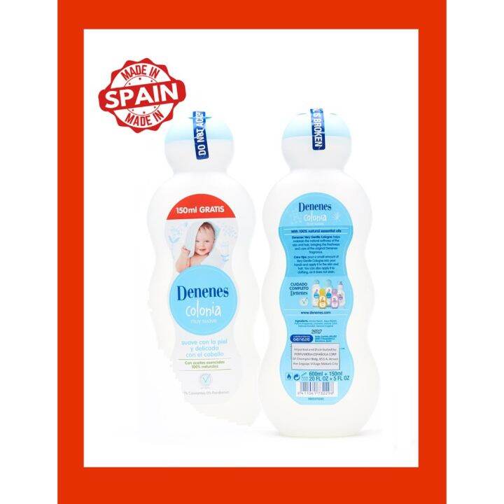 Denenes Very Gentle Baby Cologne 750ML or 600mL + 150mL | Lazada PH