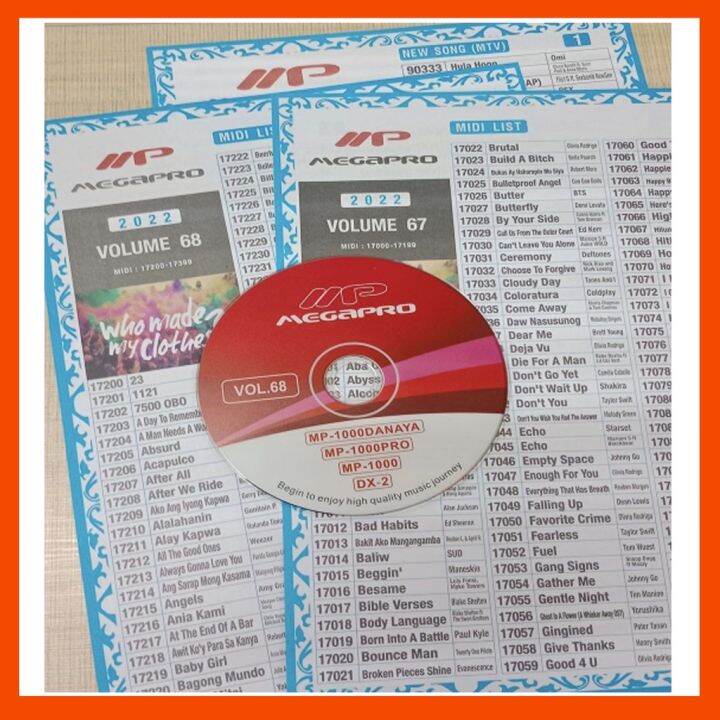 ★Updated CD Megapro MP1000 Danaya, MP1000 PRO Updated CD Vol.68 (as of ...