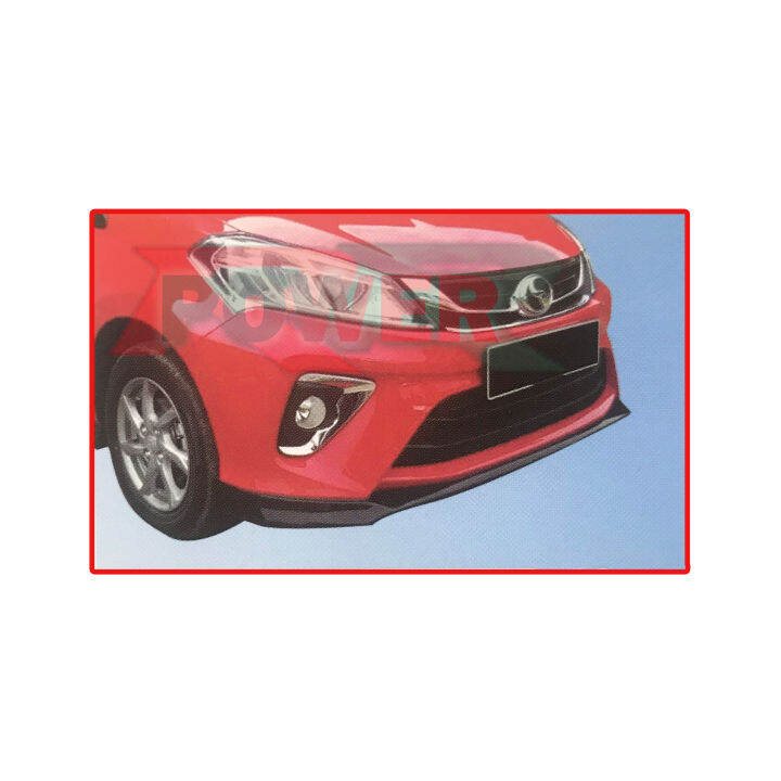 Perodua Myvi VVTi New Third Generation (2018) GEAR UP Style Front Skirt ...