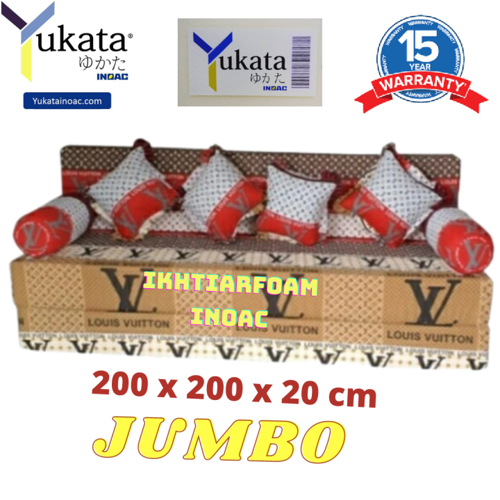 Sofa bed INOAC YUKATA costume original D23 JUMBO 200 x 200 x 20 cm TBL ...